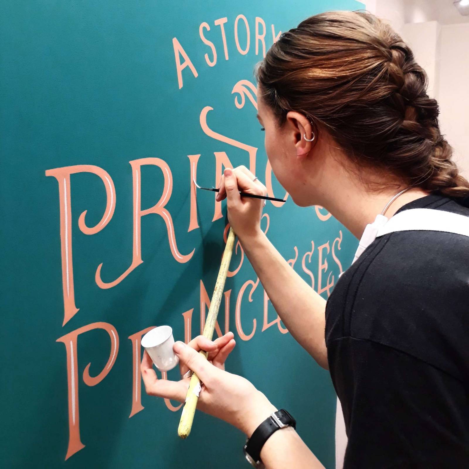 Gloucester Quays 'Secret Book Garden' | Sign Painting by Dawn | Bespoke ...